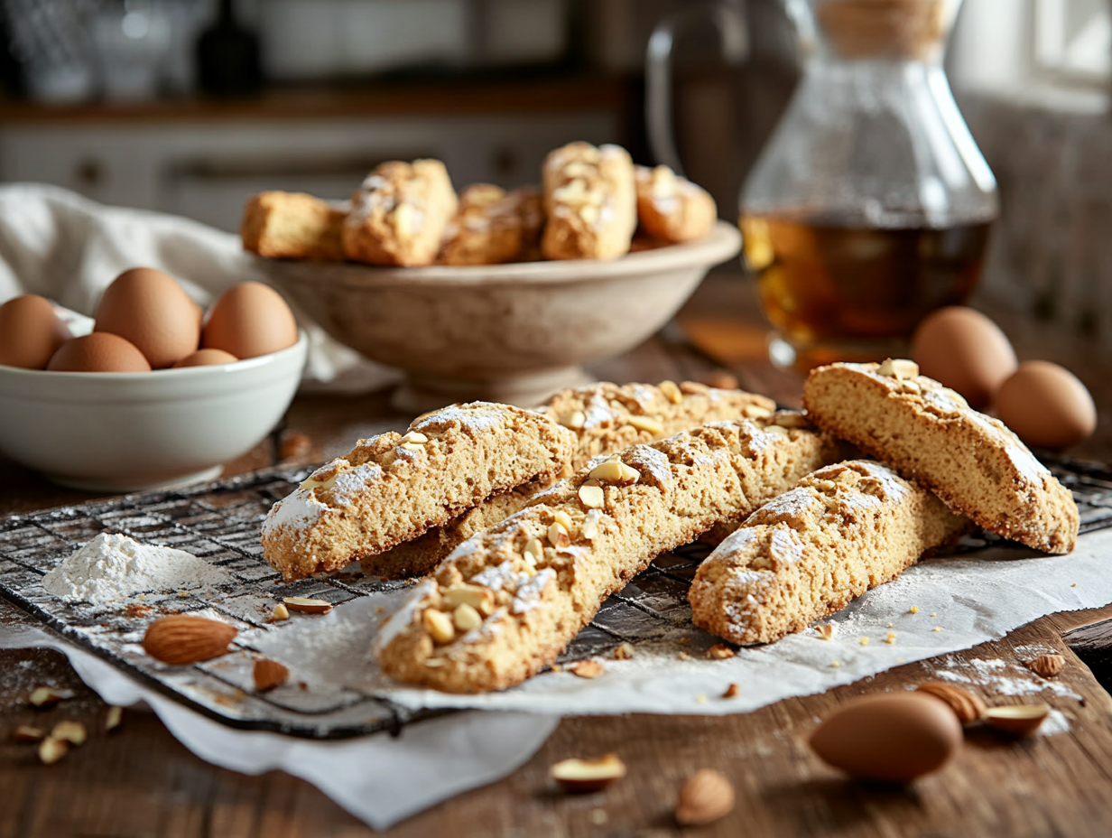 Crisp Italian Almond Biscotti: A Traditional Tuscan Treat