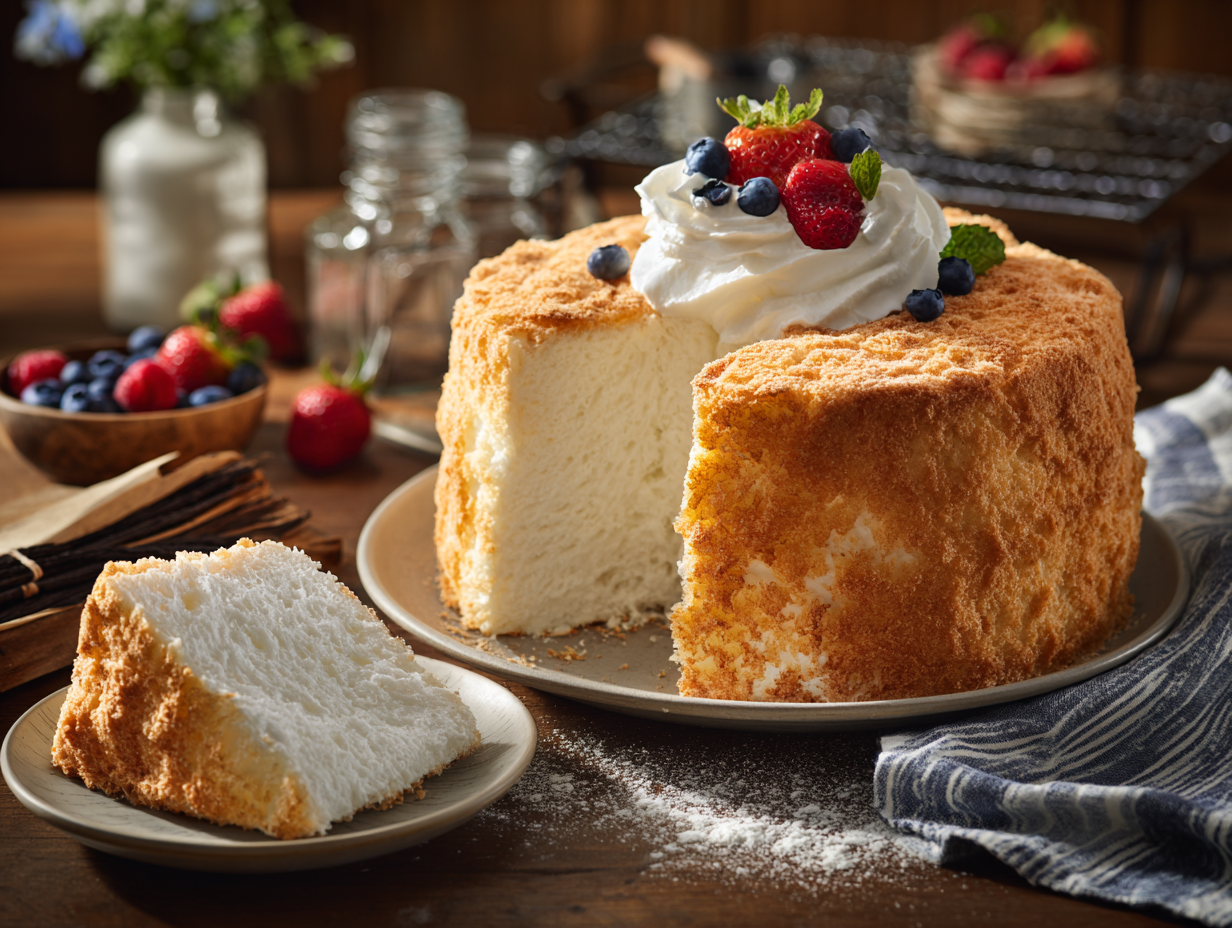 Heavenly Light Angel Food Cake: A Delicate Dessert Delight