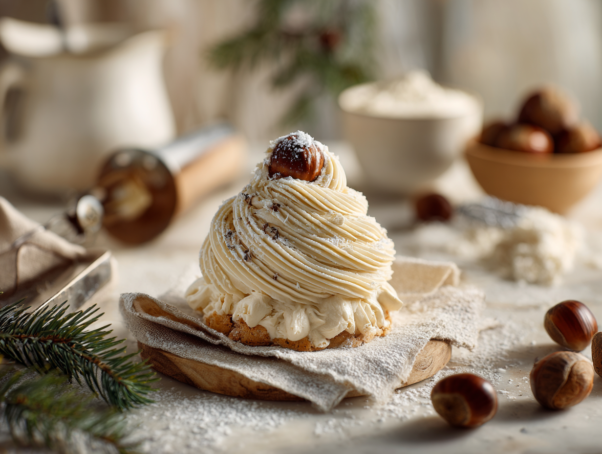 Decadent Mont Blanc: A Heavenly Chestnut Cream Dessert