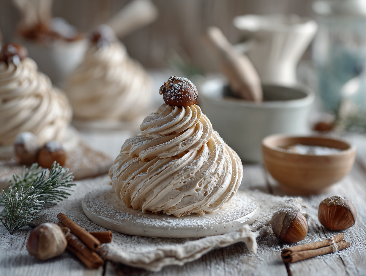 Decadent Mont Blanc: A Heavenly Chestnut Cream Dessert