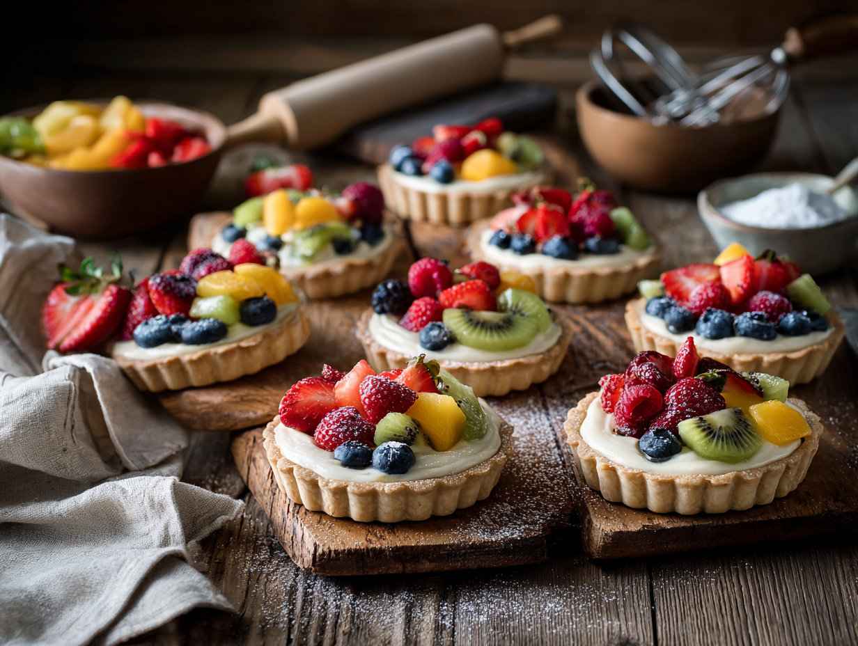 Delightful Mini Fruit Tarts: A French Patisserie Delight