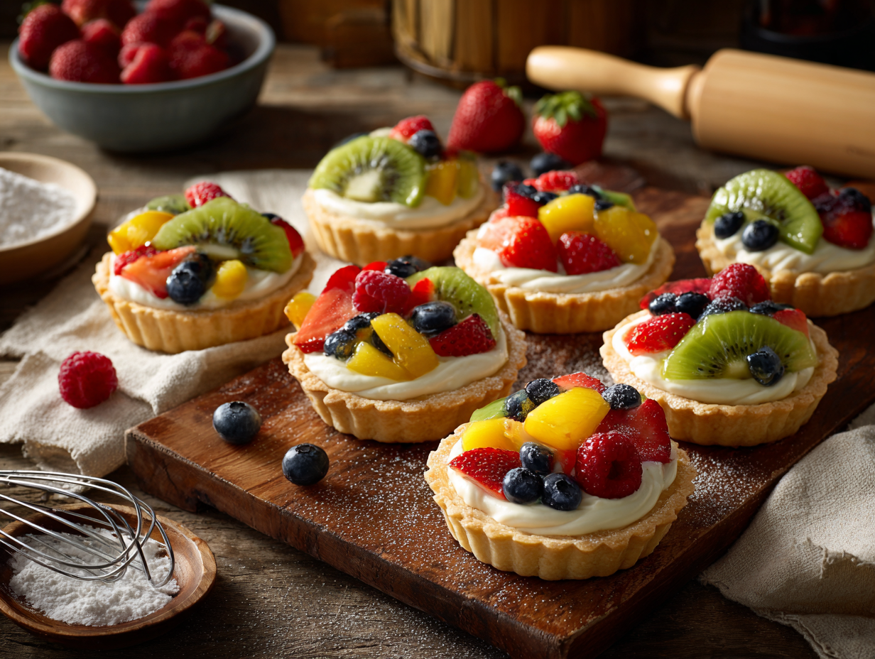 Delightful Mini Fruit Tarts: A French Patisserie Delight