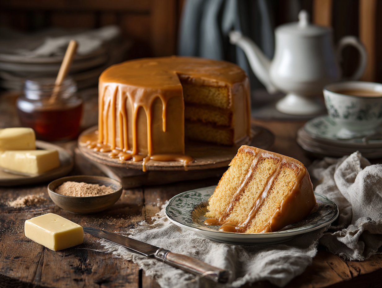 Southern Comfort Caramel Cake That Melts in Your Mouth