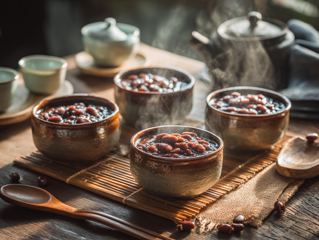 Creamy Sweet Red Bean Dessert: A Taste of Asian Tradition