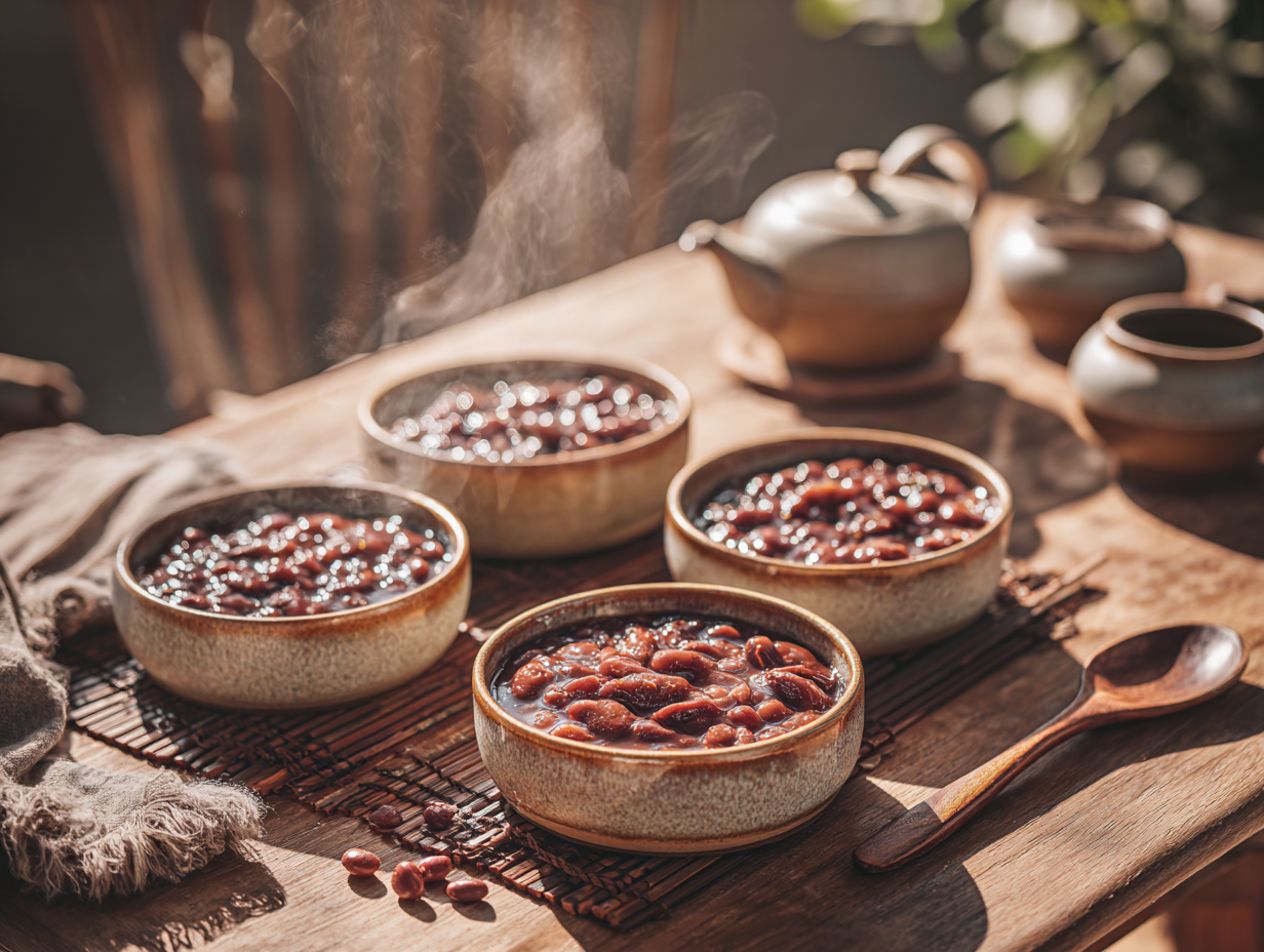 Creamy Sweet Red Bean Dessert: A Taste of Asian Tradition