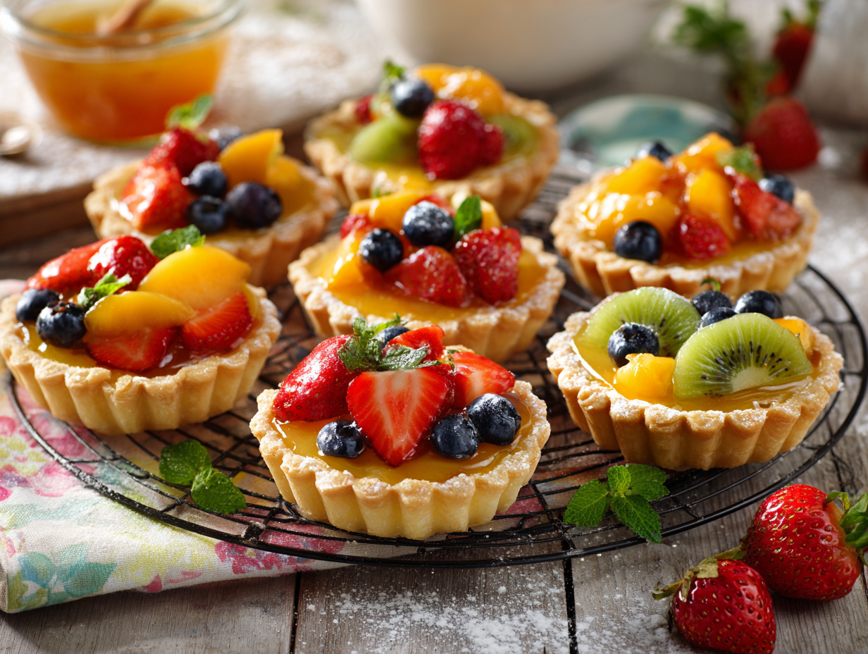 French Elegance: Seasonal Fruit Tarts Reimagined