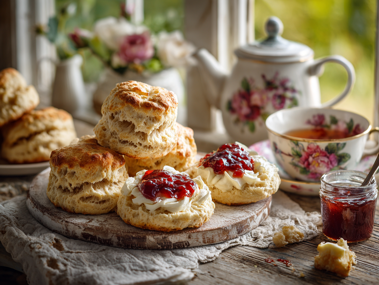 Perfectly Crumbly Classic British Scones for Afternoon Tea