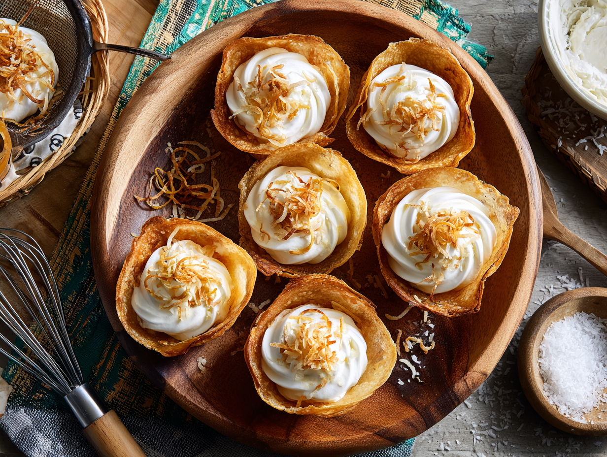 Crispy Thai Pancakes Khanom Buang A Sweet Street Delight