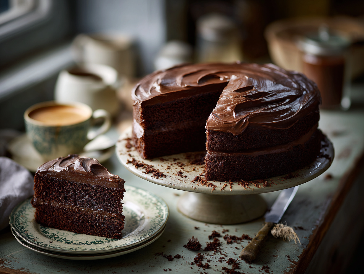 Decadent European Chocolate Cake That Melts in Your Mouth